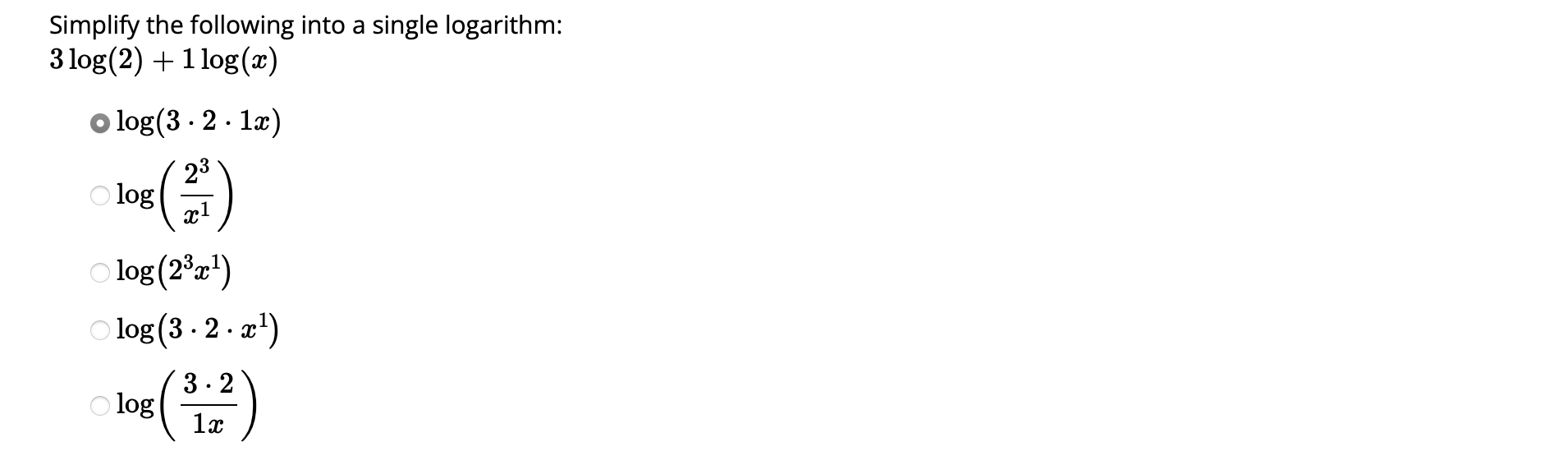 Solved Simplify the following into a single | Chegg.com