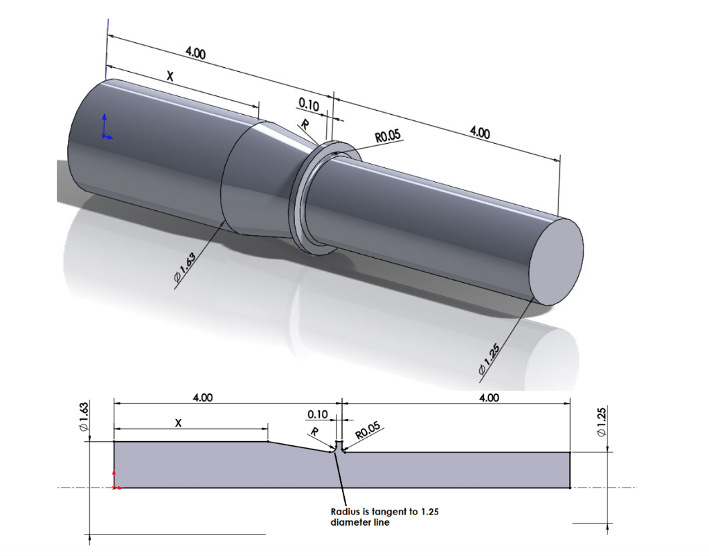 Solved I need to adjust the x dimension and r dimension to | Chegg.com