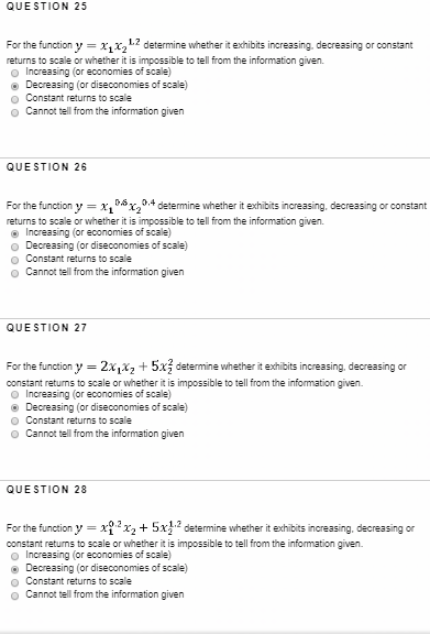 Solved QUE STION 25 For the function y = χ1X2 L2 determine | Chegg.com Solved QUE STION 25 For the function y = χ1X2 L2 determine | Chegg.com