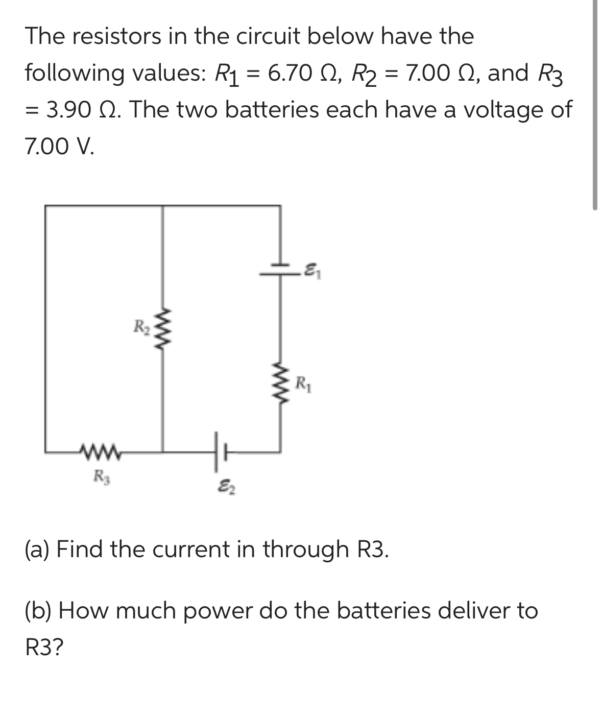 Solved The resistors in the circuit below have the following | Chegg.com