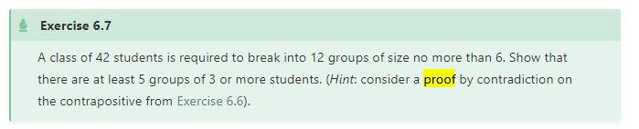 Solved A class of 42 students is required to break into 12 | Chegg.com