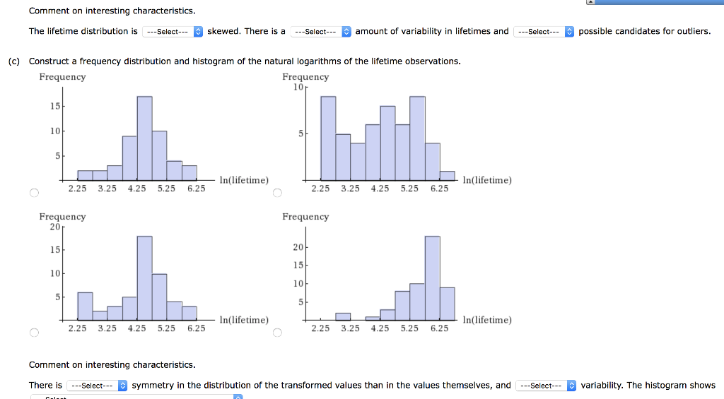 Solved A certain article that studied the life distribution | Chegg.com