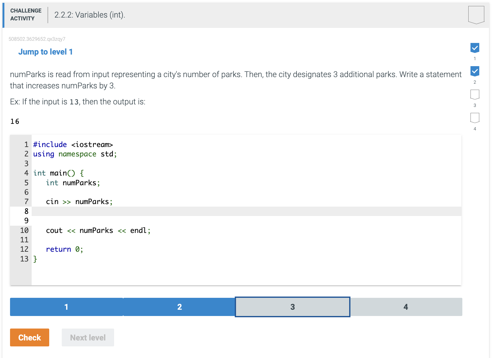 Solved ACTIVITY 508502.3629652.q×3zqy7 Jump to level 1 | Chegg.com