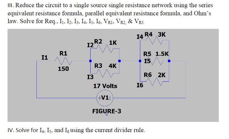 Solved III. Reduce the circuit to a single source single | Chegg.com