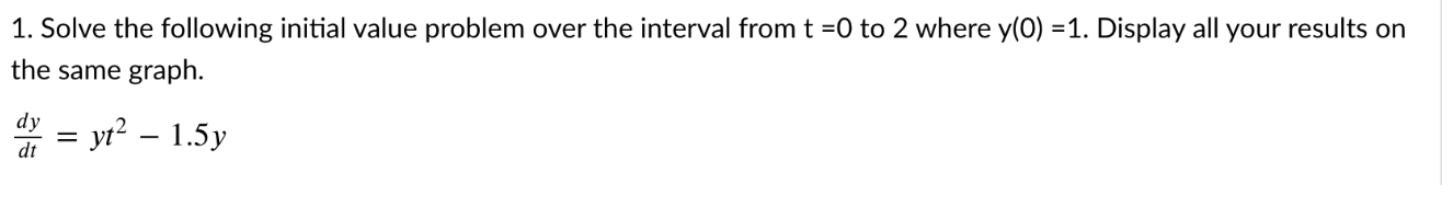 Solved E. Heun's Method without iteration h=0.5, calculate | Chegg.com