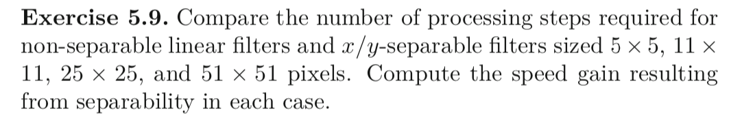 Solved Exercise 5.9. Compare the number of processing steps | Chegg.com