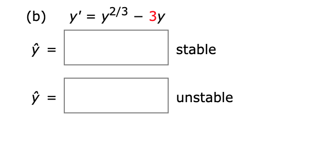 Solved Find all equilibria and use the local stability | Chegg.com