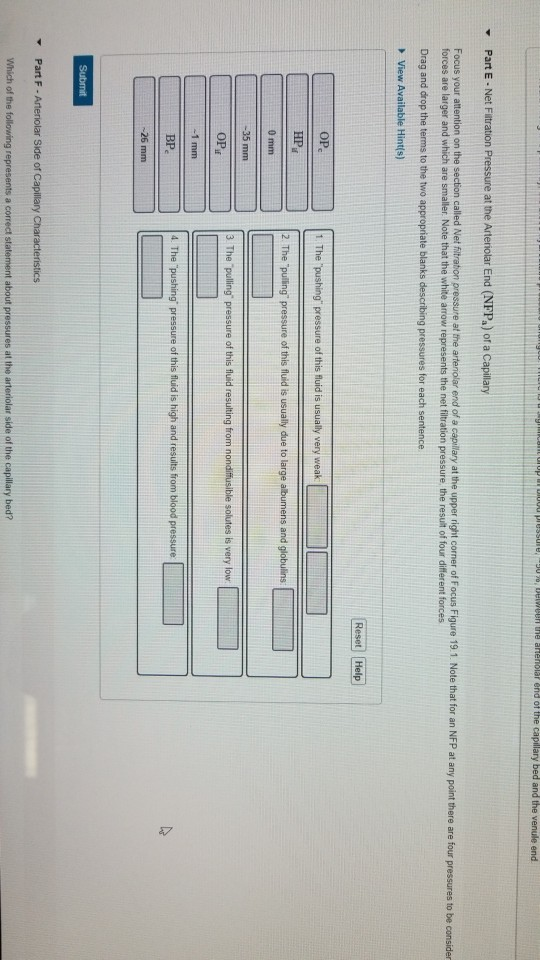Solved a urup LIU0d prusSule,J0 8, Deween the anenolar end | Chegg.com