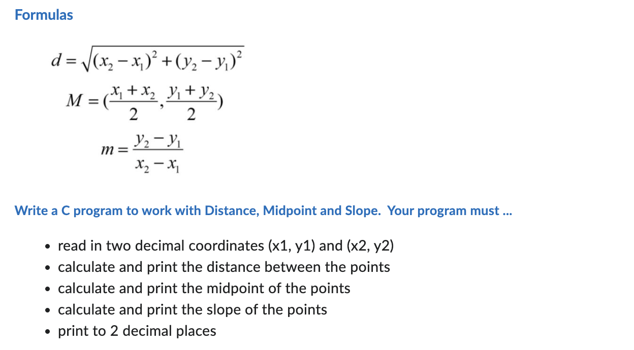 Solved Formulas | Chegg.com