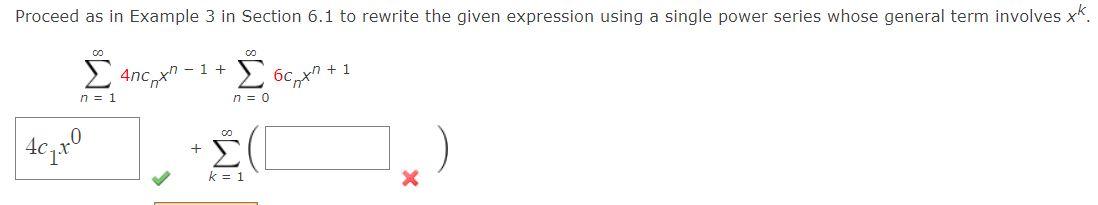 Solved Proceed as in Example 3 in Section 6.1 to rewrite the | Chegg.com