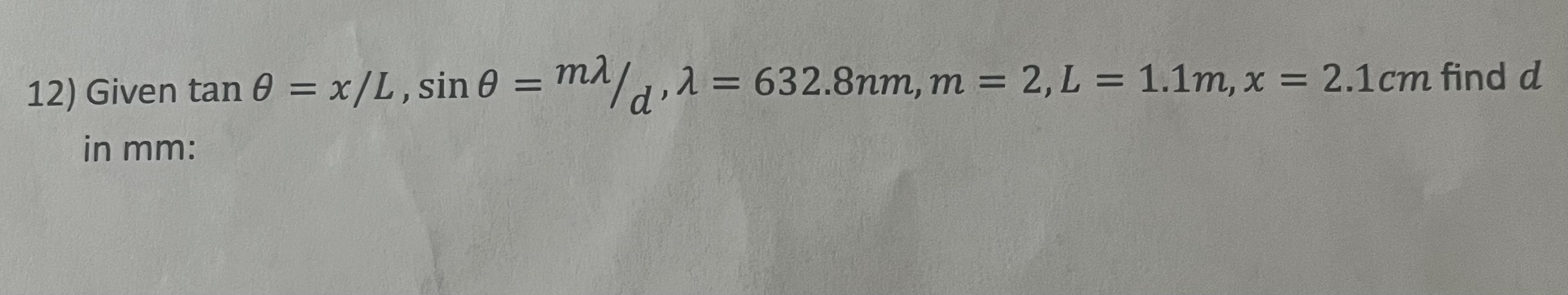 Solved 11) Given f1=d01+di1; solve for each variable in | Chegg.com