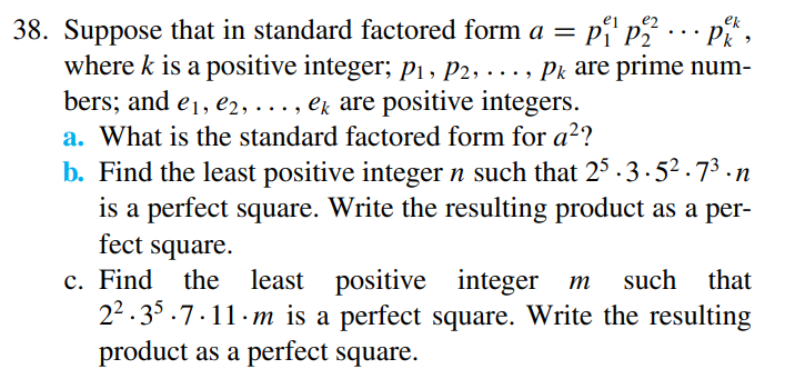 Solved 8. Suppose that in standard factored form | Chegg.com