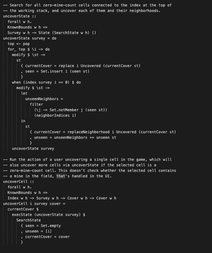 Solved Traditional Minesweeper implementations have a | Chegg.com