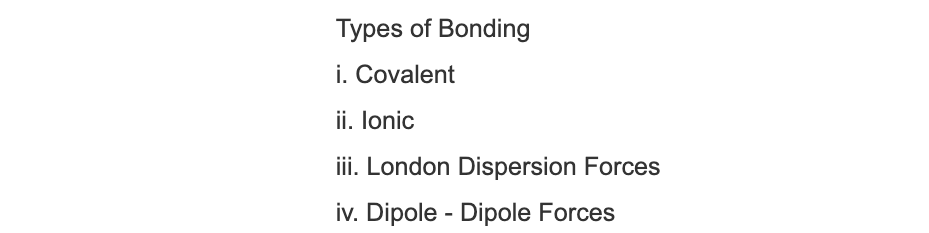 Solved Statements about Bonding 1 2 A double covalent bond | Chegg.com
