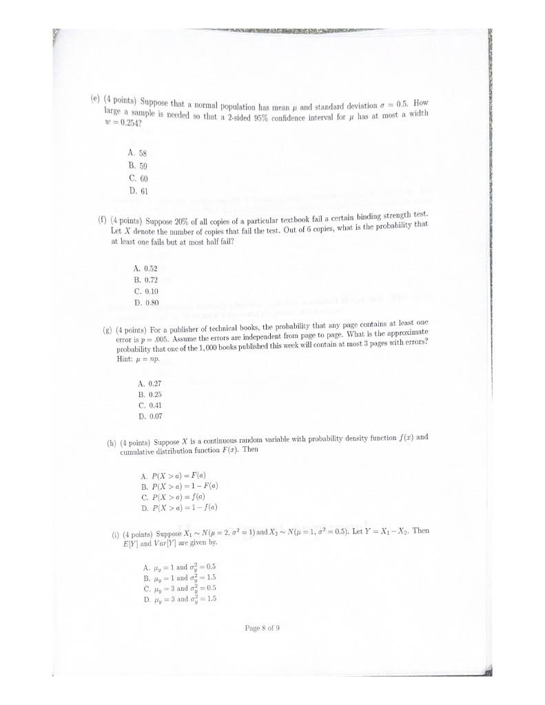 Solved 3. Multiple Choice. Circle all answers that apply. | Chegg.com