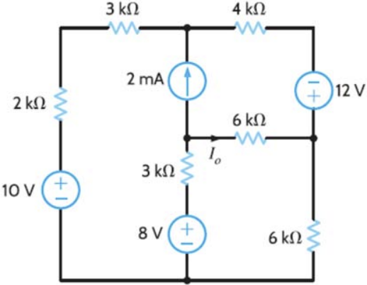 Solved Find I o in the circuit using Norton's theorem. | Chegg.com