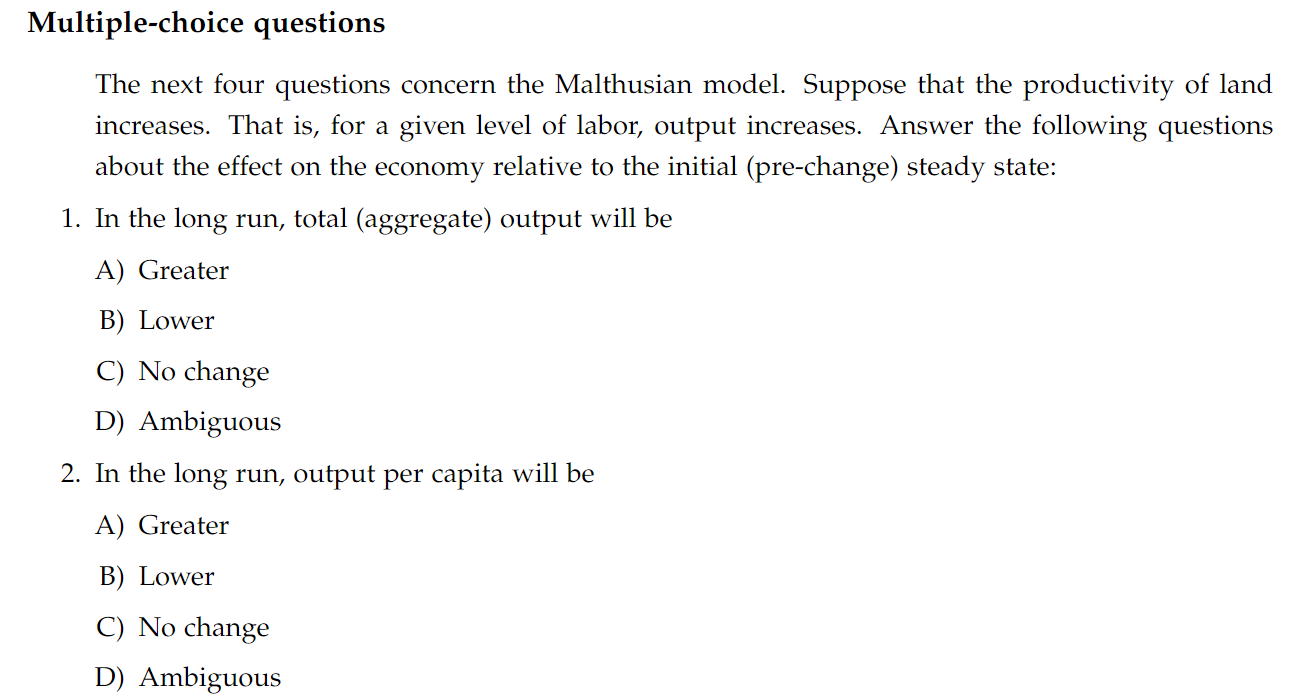 Solved Multiple-choice questions The next four questions | Chegg.com