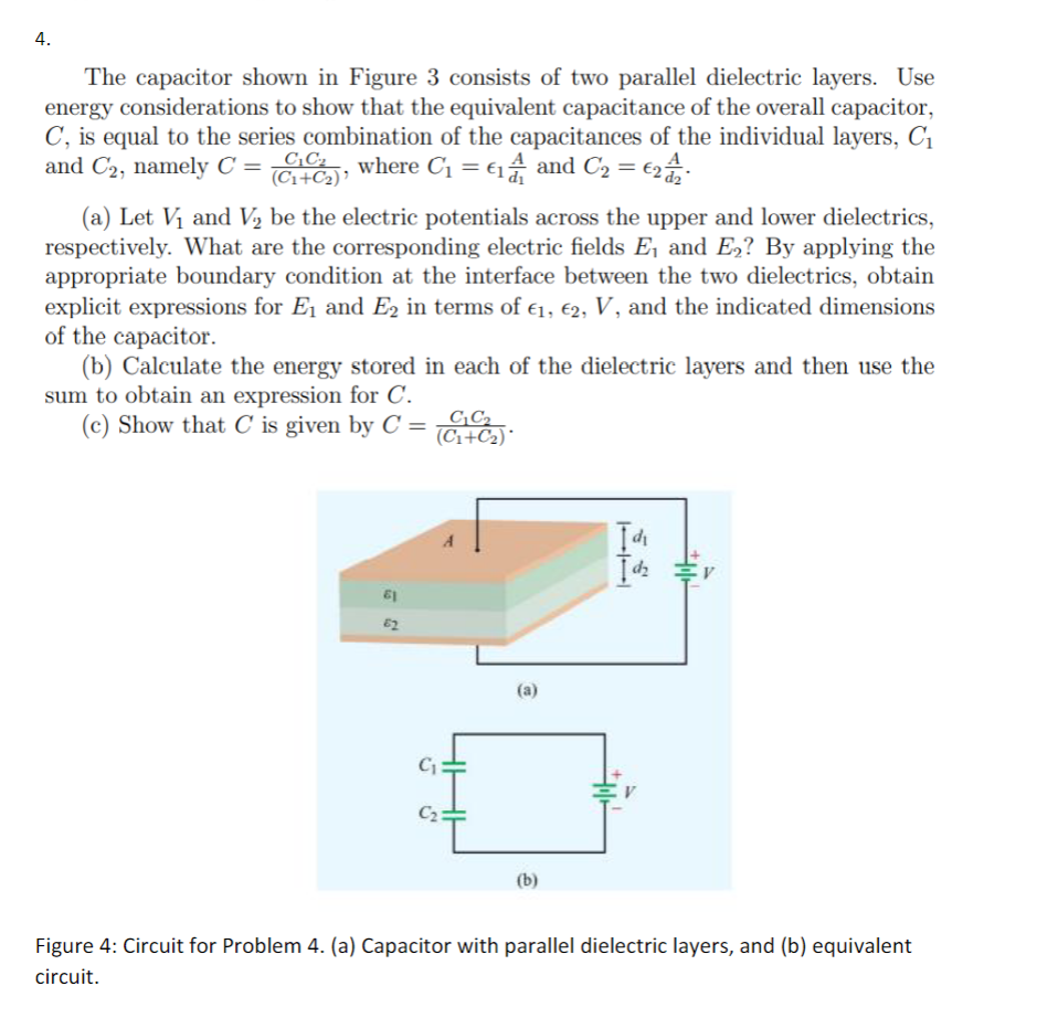 The capacitor shown in Figure 3 consists of two | Chegg.com