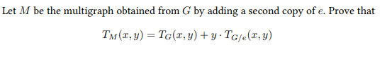 Solved 1. Let G be a simple graph (no loops or multiple | Chegg.com