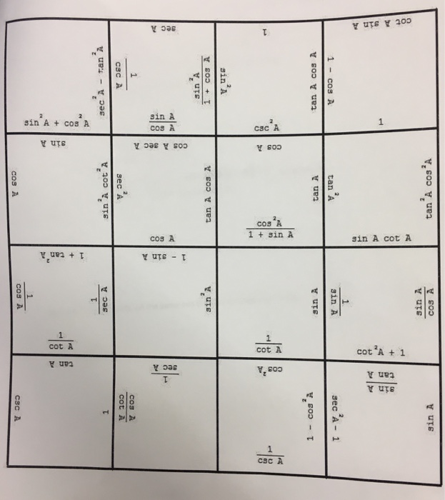 S. On the following page is large square, divided | Chegg.com