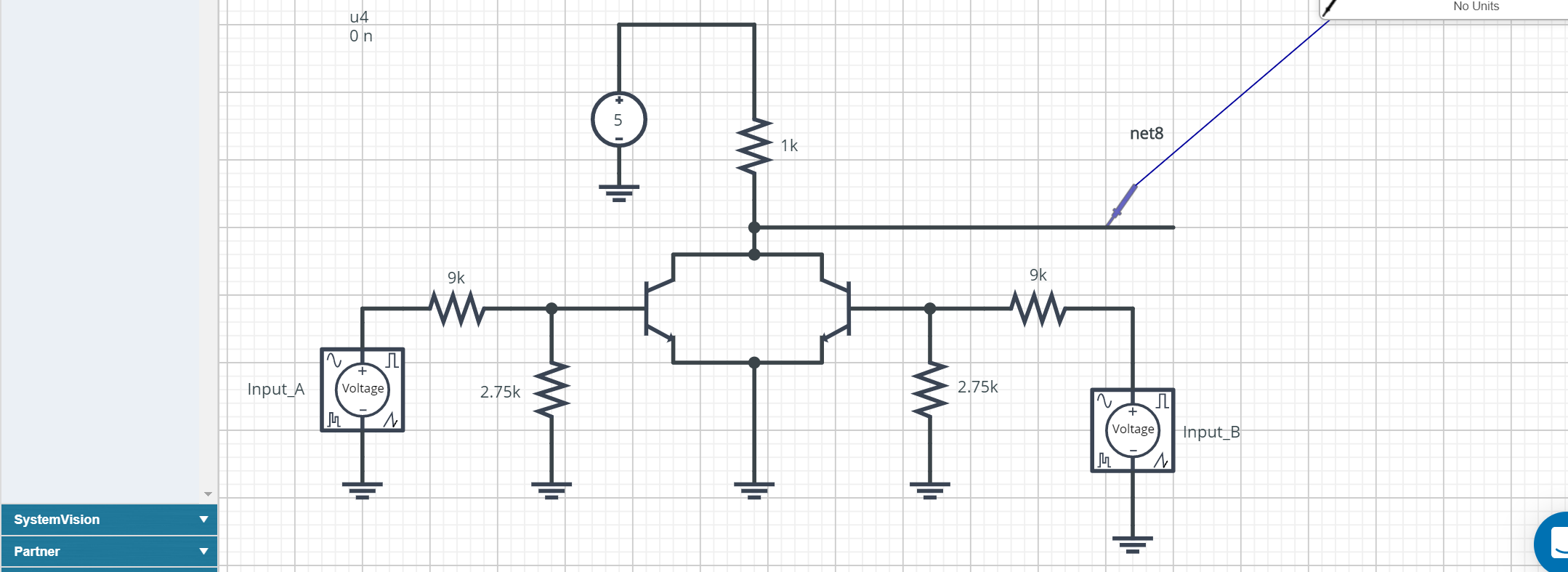 please use the circuit below to build NAND | Chegg.com