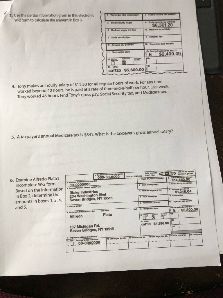 Solved ES 3. Use the partial information given in this | Chegg.com