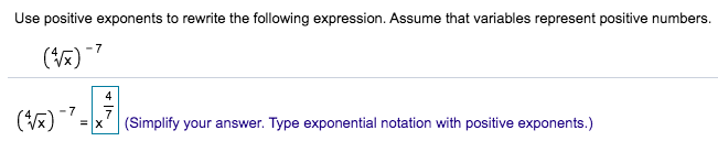 Solved Use positive exponents to rewrite the following | Chegg.com