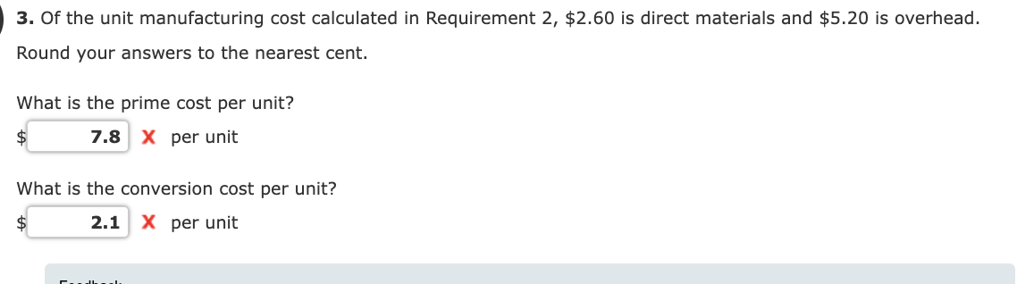 Solved Direct Materials Cost, Prime Cost, Conversion Cost, | Chegg.com