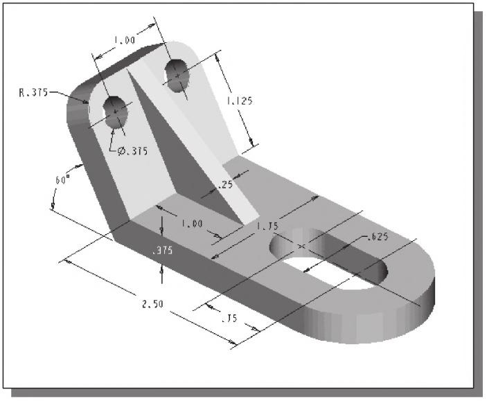 Solved Draw 3 views of this Indexing Guide: 1.) Side view | Chegg.com