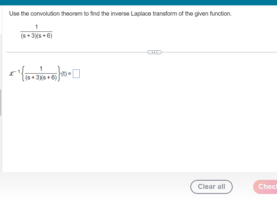 Solved Use the convolution theorem to find the inverse | Chegg.com
