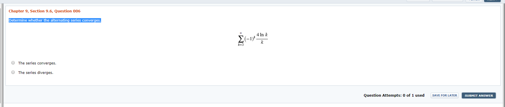 Solved Chapter 9, Section 9.6, Question 006 Determine | Chegg.com