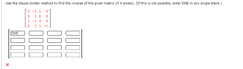 Solved Use the Gauss-Jordan method to find the inverse of | Chegg.com