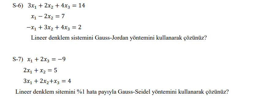 Solved 6 ) Solve the system of linear equations using | Chegg.com