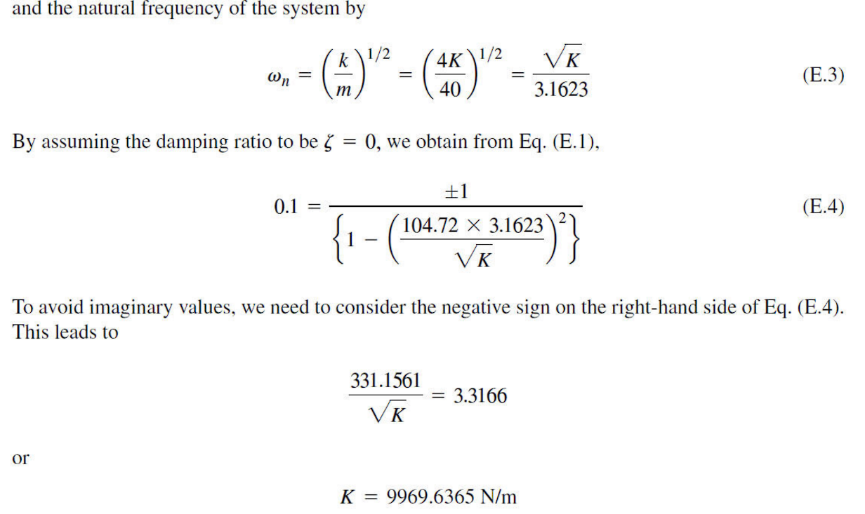 Solved SUBJECT: MECHANICAL VIBRATION!CHAPTER: Vibration | Chegg.com
