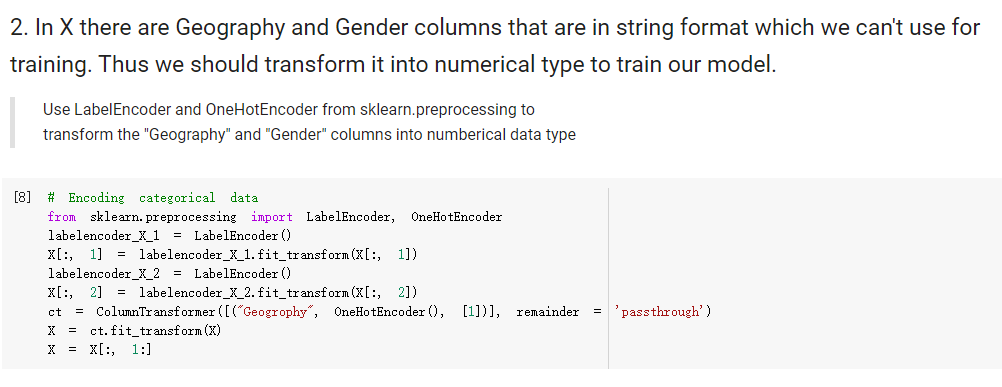 Solved 2. In X there are Geography and Gender columns that | Chegg.com