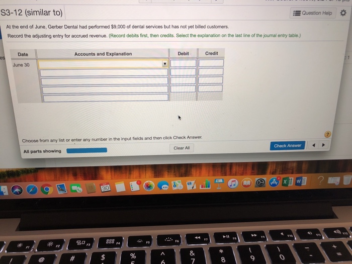 S3-12 (similar to) Question Help At the end of June, | Chegg.com