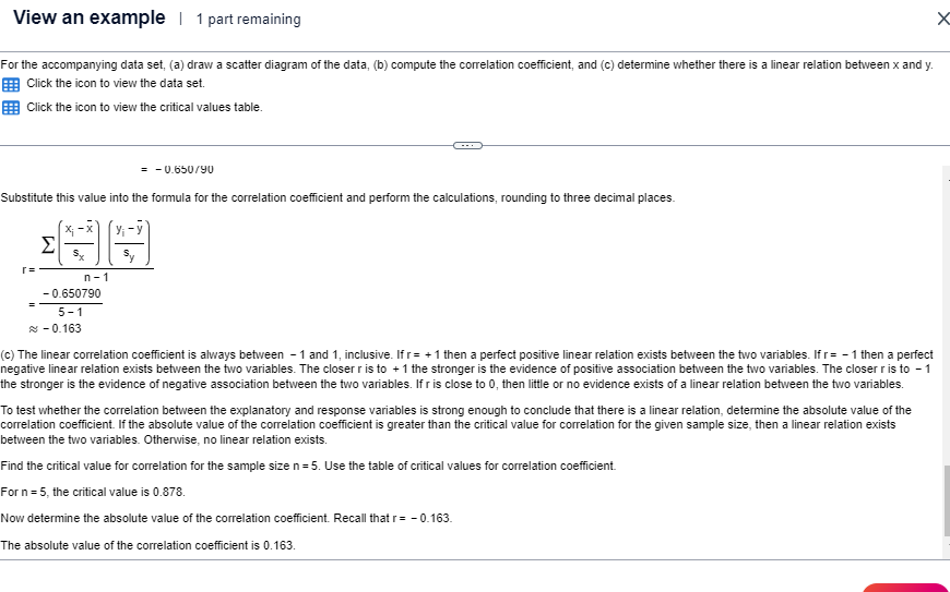 [Solved]: For the accompanying data set, (a
