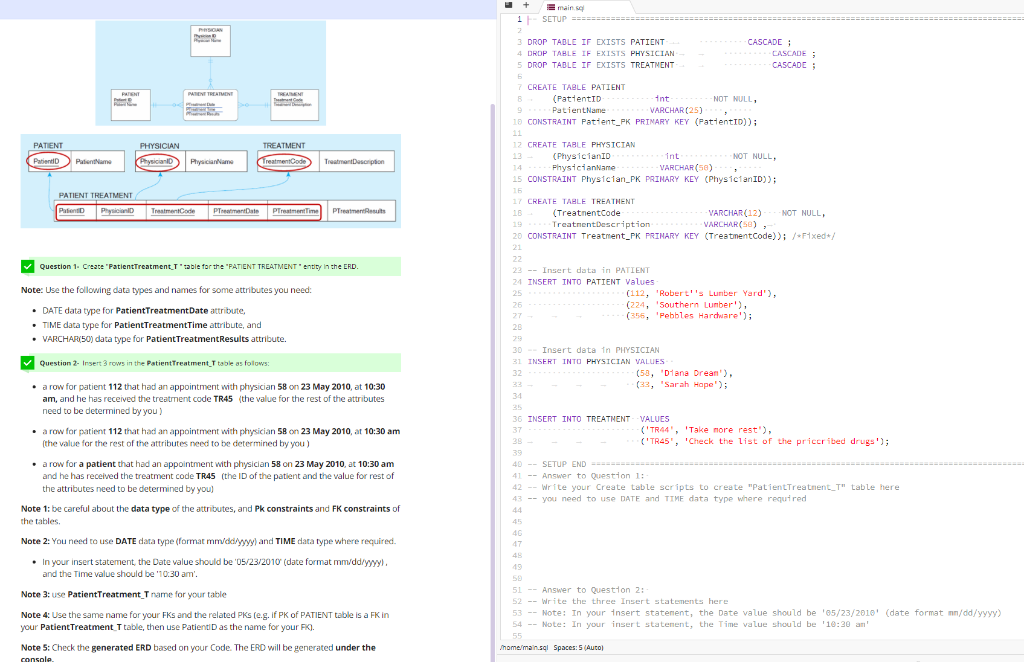 Solved Database question -- | Chegg.com
