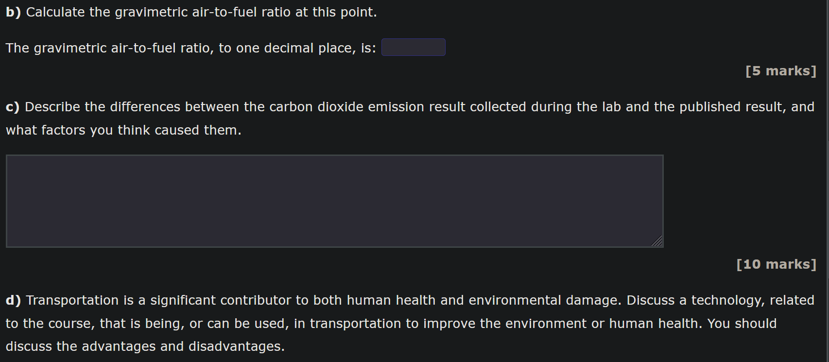 Solved The VW golf used for the emissions experiment | Chegg.com