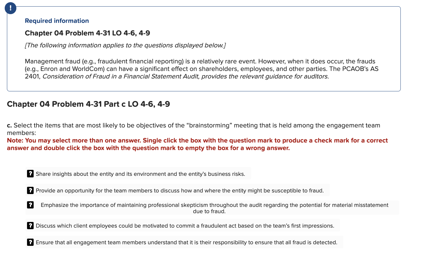 Solved Required information Chapter 04 Problem 4-31 LO 4-6, | Chegg.com
