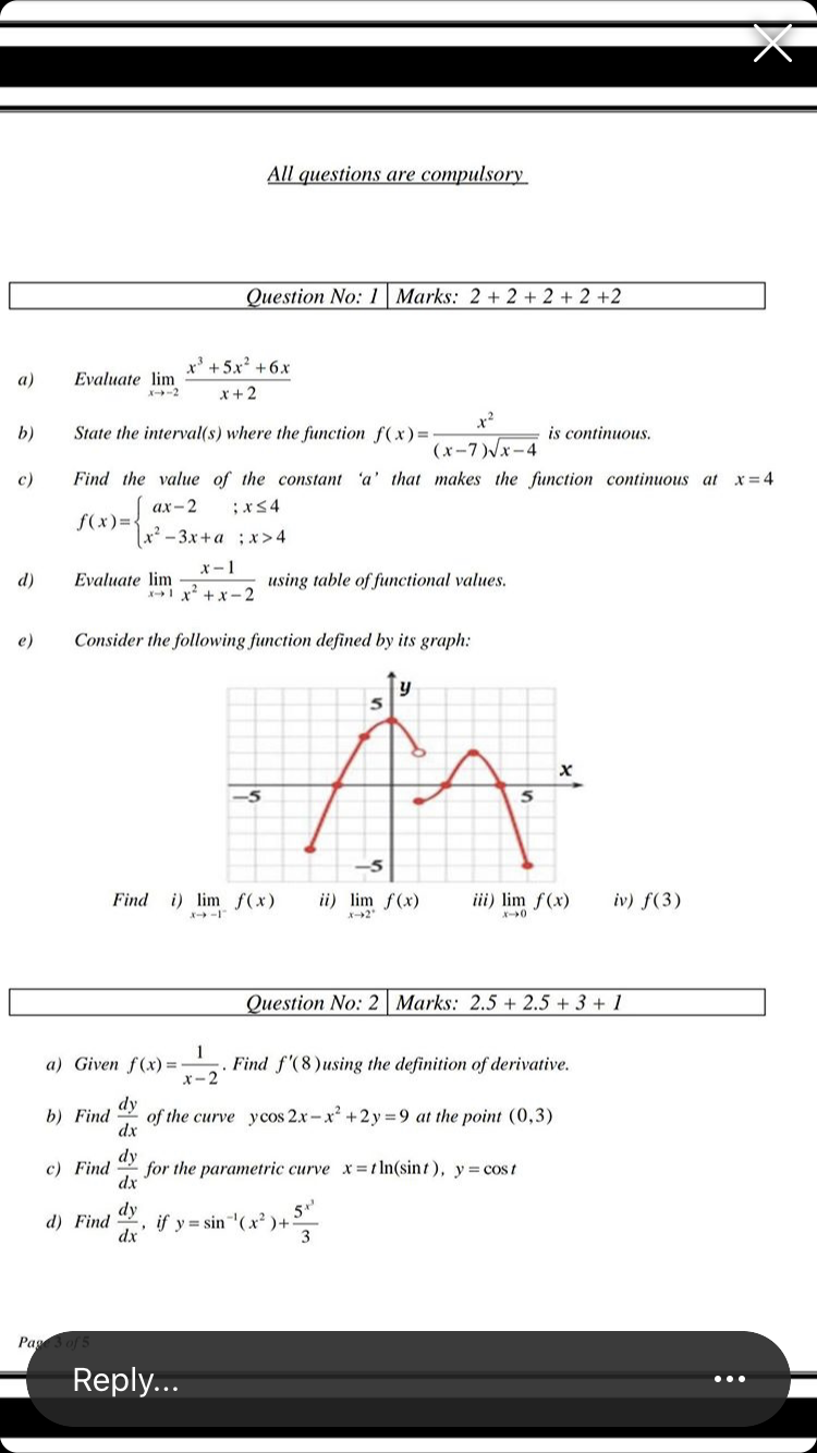 Solved All questions are compulsory Question No: 1 Marks: 2 | Chegg.com