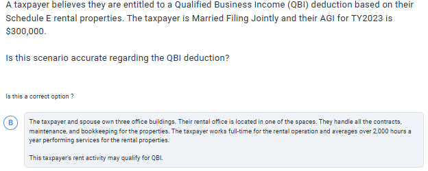 Solved The taxpayer and spouse own three office buildings. | Chegg.com