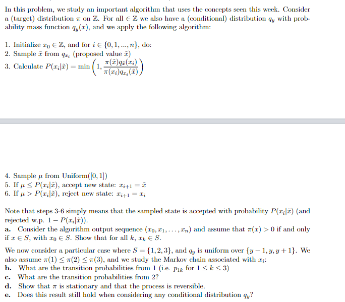 Solved In this problem, we study an important algorithm that | Chegg.com