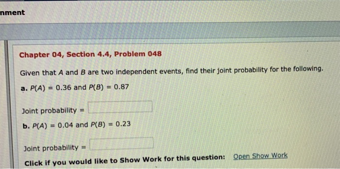 Solved Chapter 04, Section 4.4, Additional Question 011 | Chegg.com