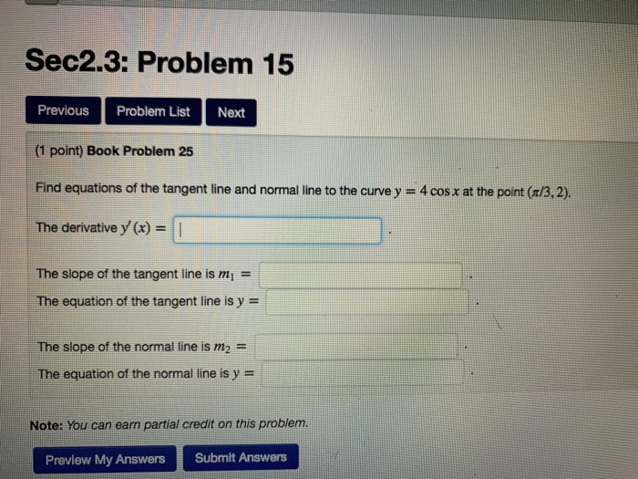 Solved Sec2.3: Problem 15 Previous Problem ListNext (1 | Chegg.com