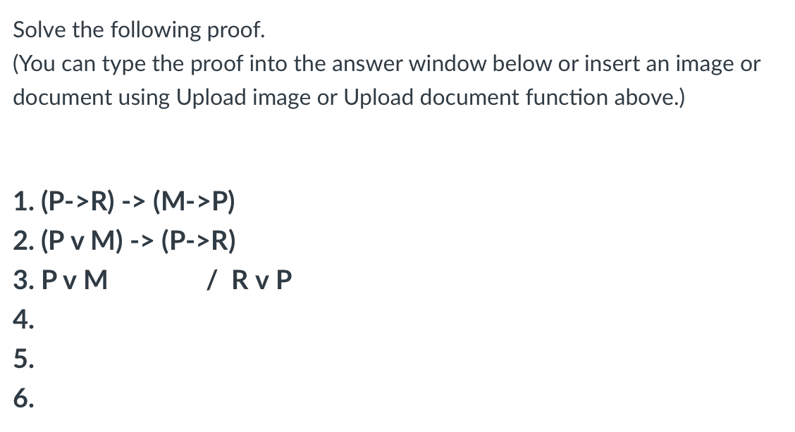 Solved Solve the following proof. (You can type the proof | Chegg.com
