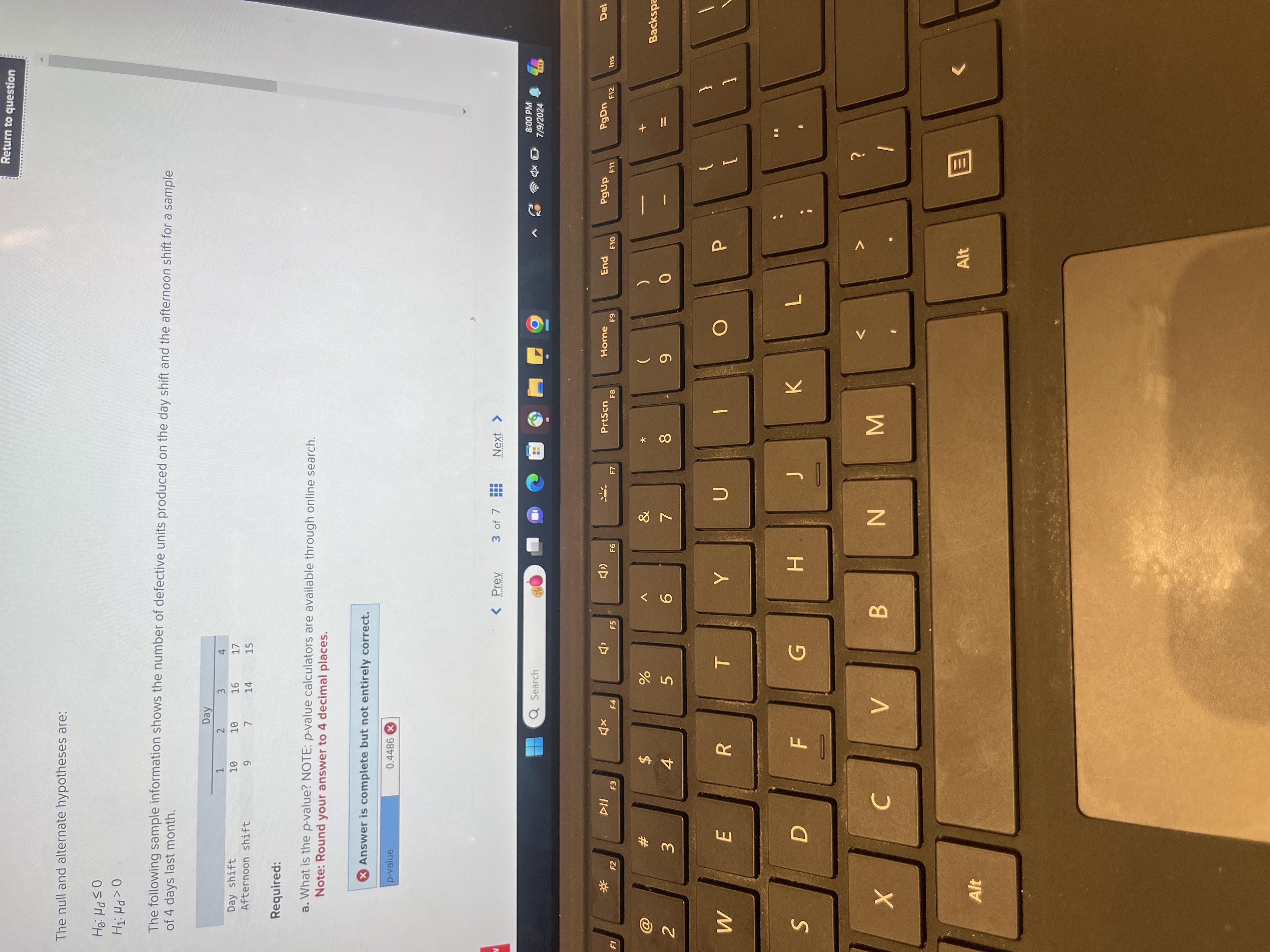 Solved The null and alternate hypotheses | Chegg.com