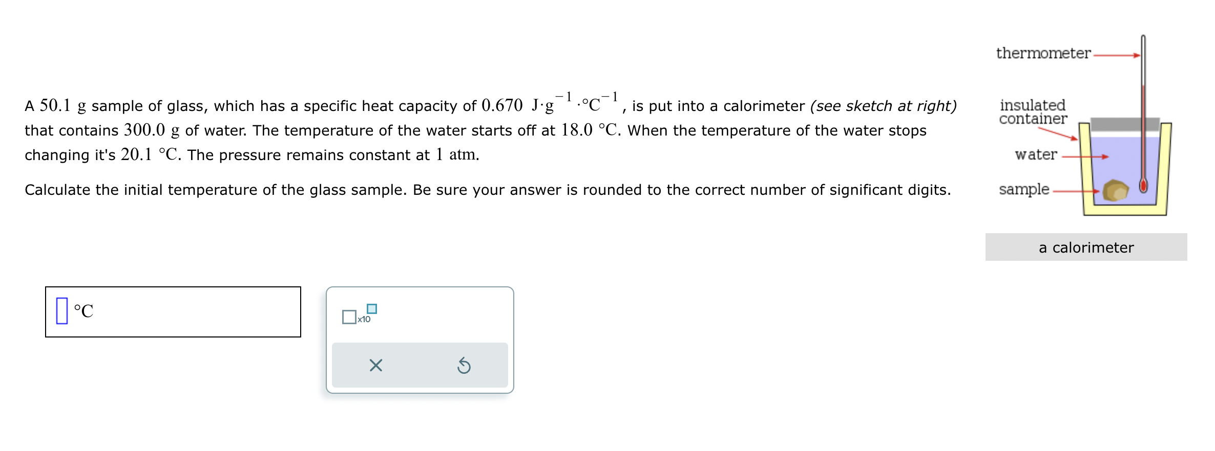 Solved PLEASE ANSWER ASAP. SUPER URGENT. A 50.1g ﻿sample of | Chegg.com