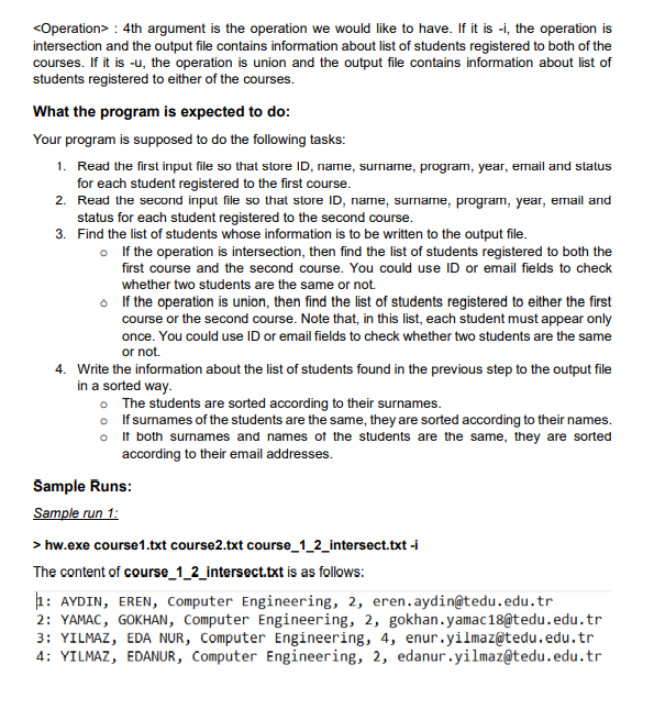 Solved In this assignment, you are going to write a C | Chegg.com