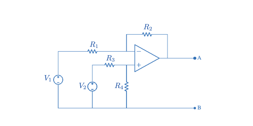 Solved Determine the voltage VAB(in volts) for the | Chegg.com
